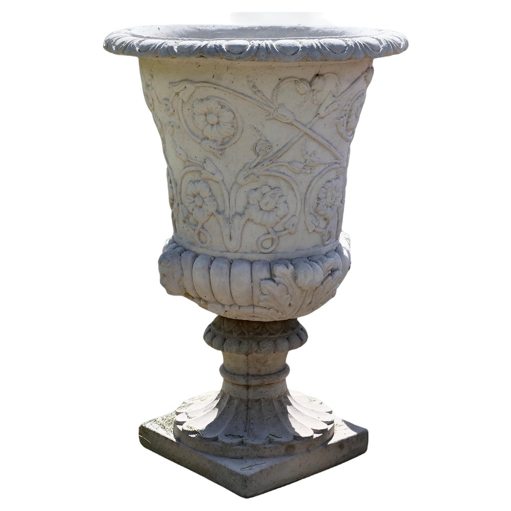Large Classical Tudor Rose Garden Planter, 2000s | Chairish