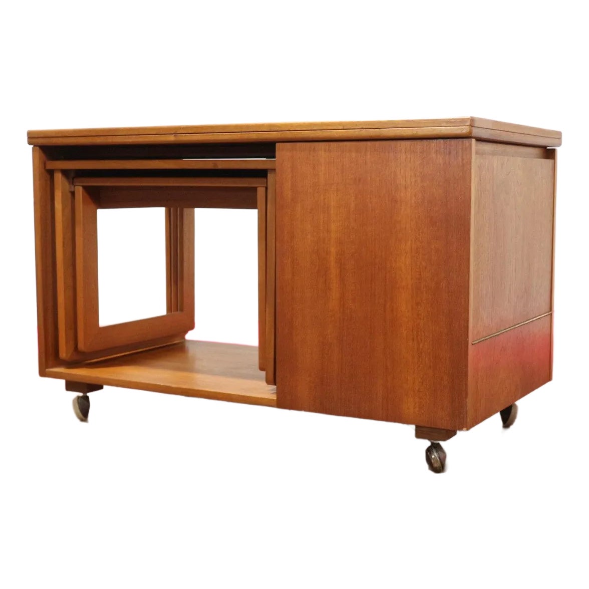 1960s Mid Century Modern Vintage Teak Side End Nesting Table by ...