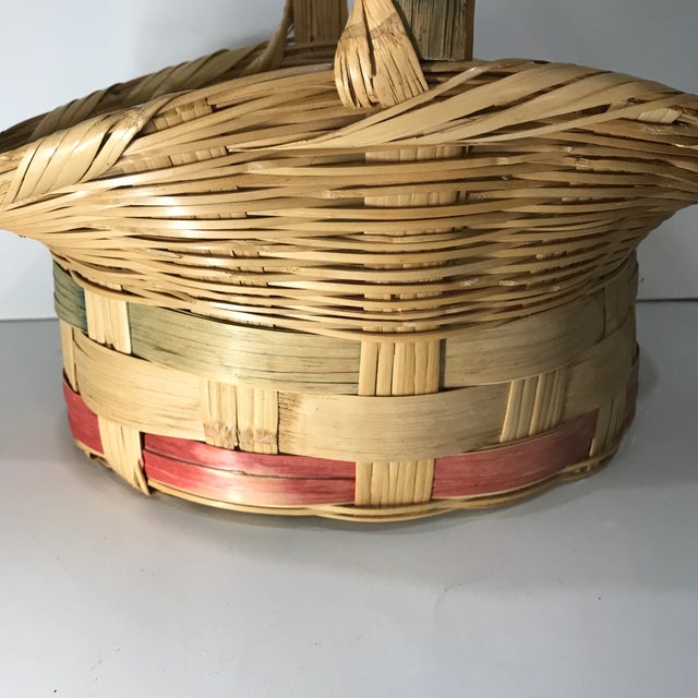 Vintage Mexican Bonnet Easter Basket | Chairish