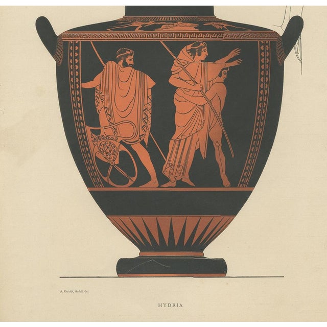 Genick, Greek Ceramics Hydria, 1883, Paper | Chairish