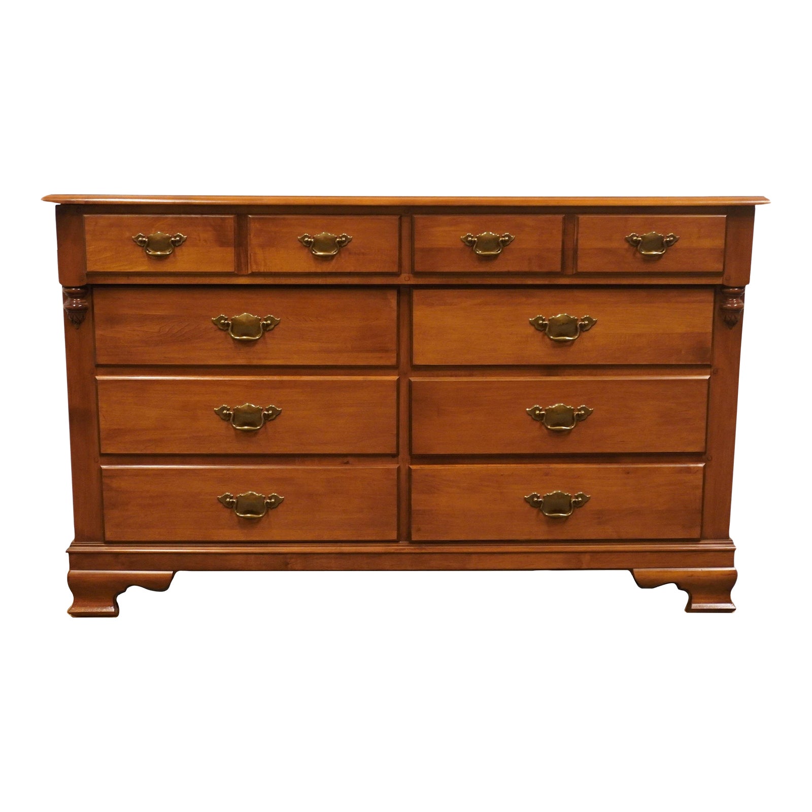 Tell City Solid Hard Rock Maple Colonial Early American 54" Double ...