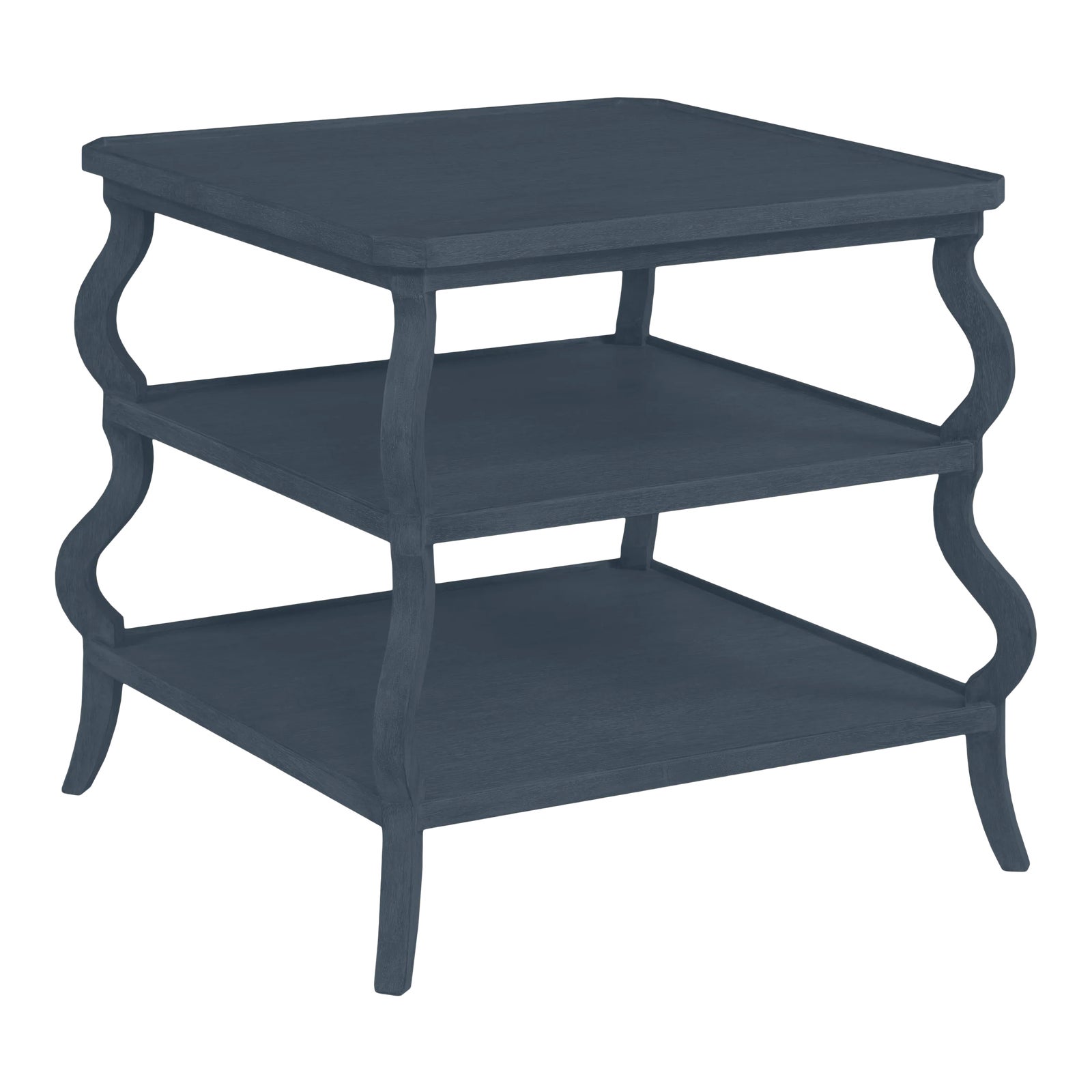 Abbott Tiered Side Table, Hale Navy | Chairish