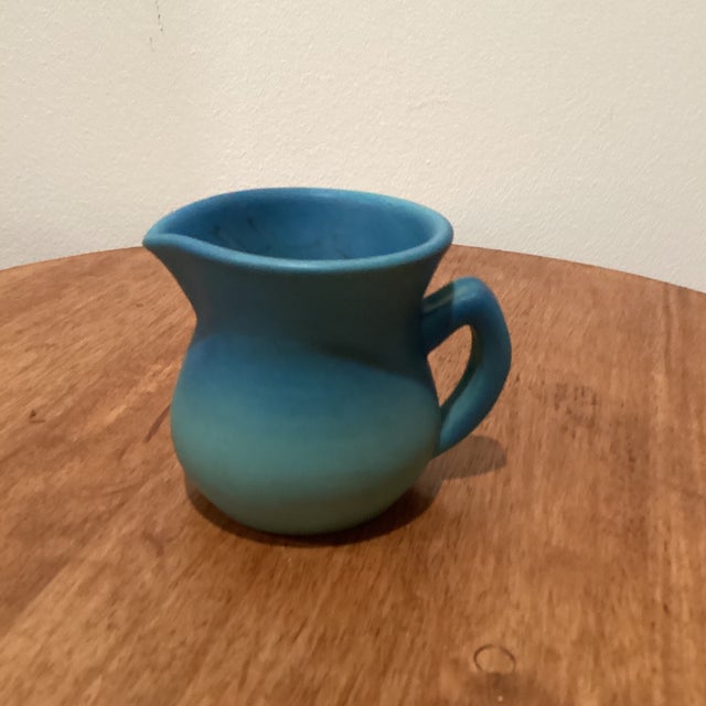 1960s Van Briggle Signed Art Nouveau Turquoise Blue Pottery Ceramic ...