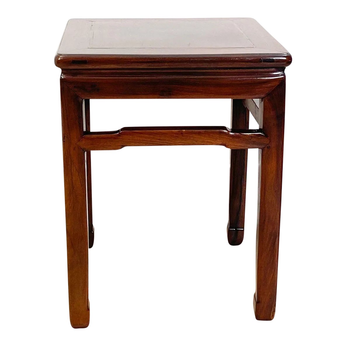 Circa 1920 Chinese Mu Wood Stool | Chairish