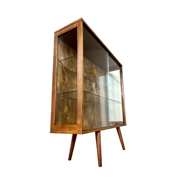 Bookcase with Glass Sides, Czechoslovakia, 1973 | Chairish