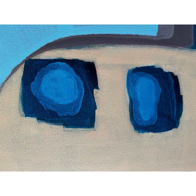 Pool Slide, Abstract Painting | Chairish