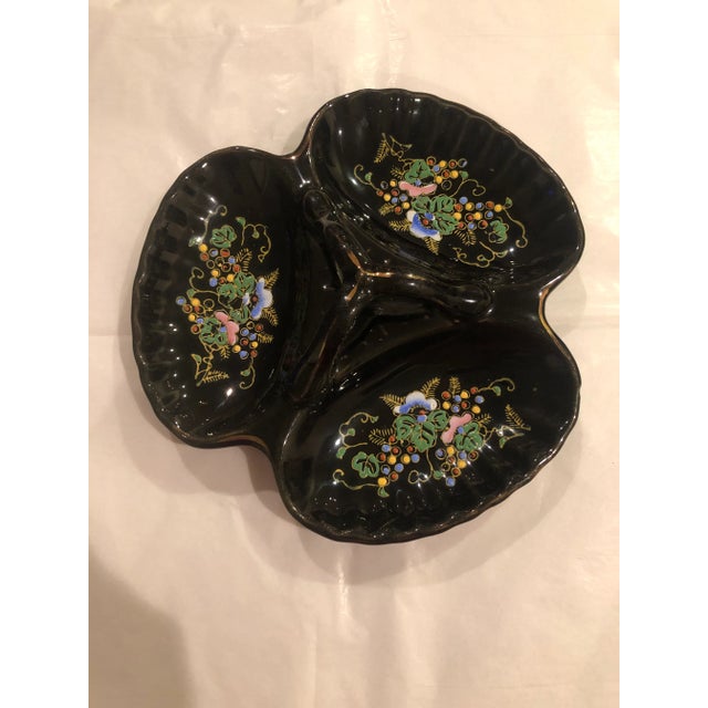 Vintage Japanese Three Section Divided Plate | Chairish