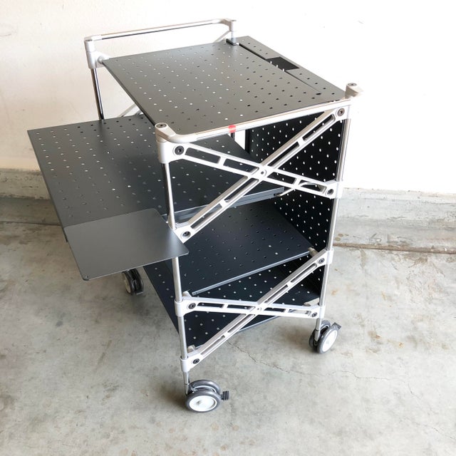 1990s Nos Kartell Oxo Computer Cart Designed by Antonio Citterio | Chairish