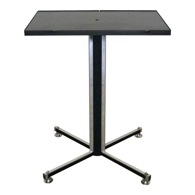 1970’s Mid-Century Modern Chrome Pedestal Tv Stand | Chairish