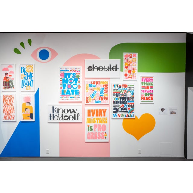 Lisa Congdon Be the Light Serigraph | Chairish