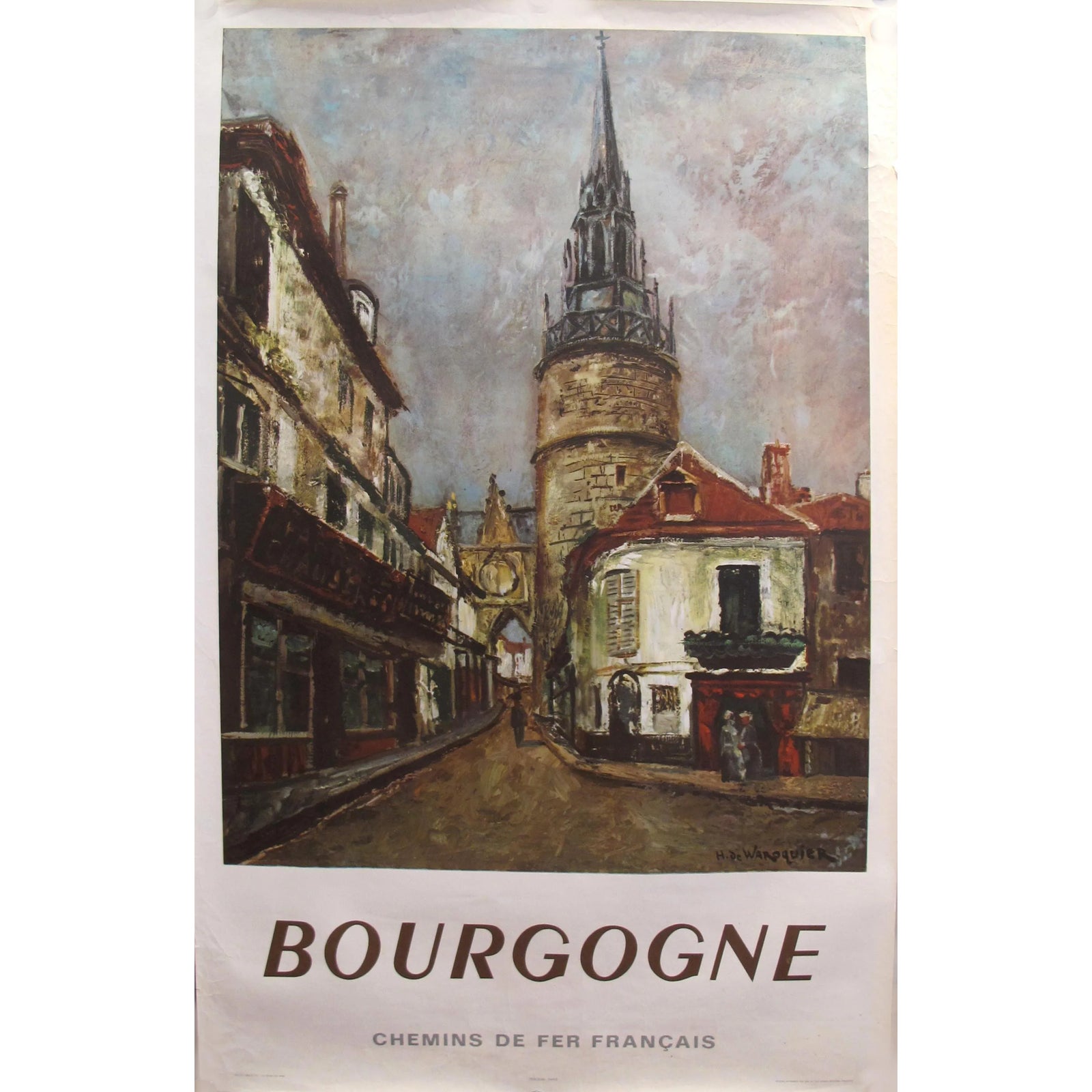 1964 Original French Travel Poster - French National Railways ...