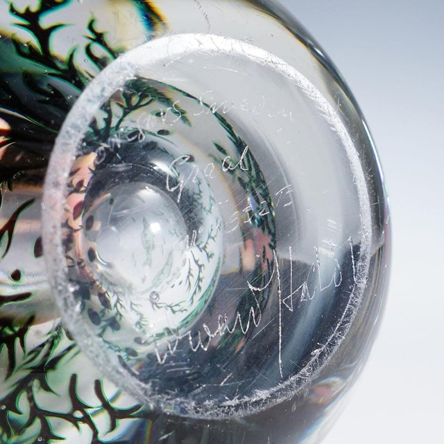 Vintage Fish Graal Vase by Edward Hald for Orrefors, Sweden 1963 | Chairish