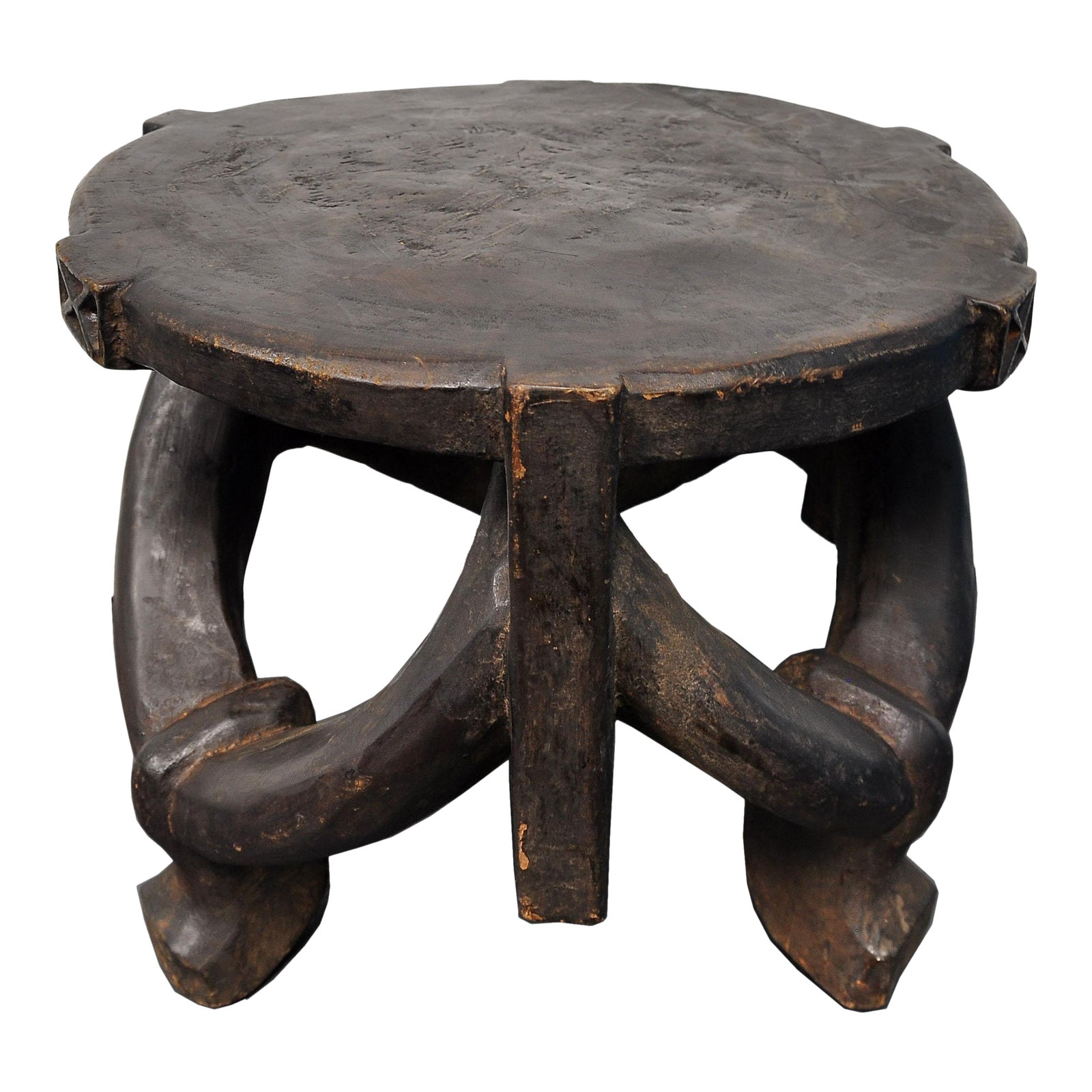Vintage African Side Table | Chairish