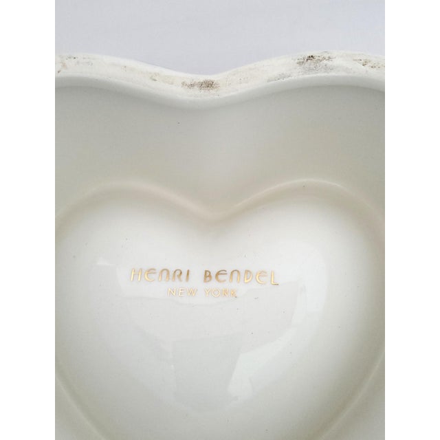 Vintage Henri Bendel Porcelain Ceramic Pet Bowl for Dogs or Cats Heart ...