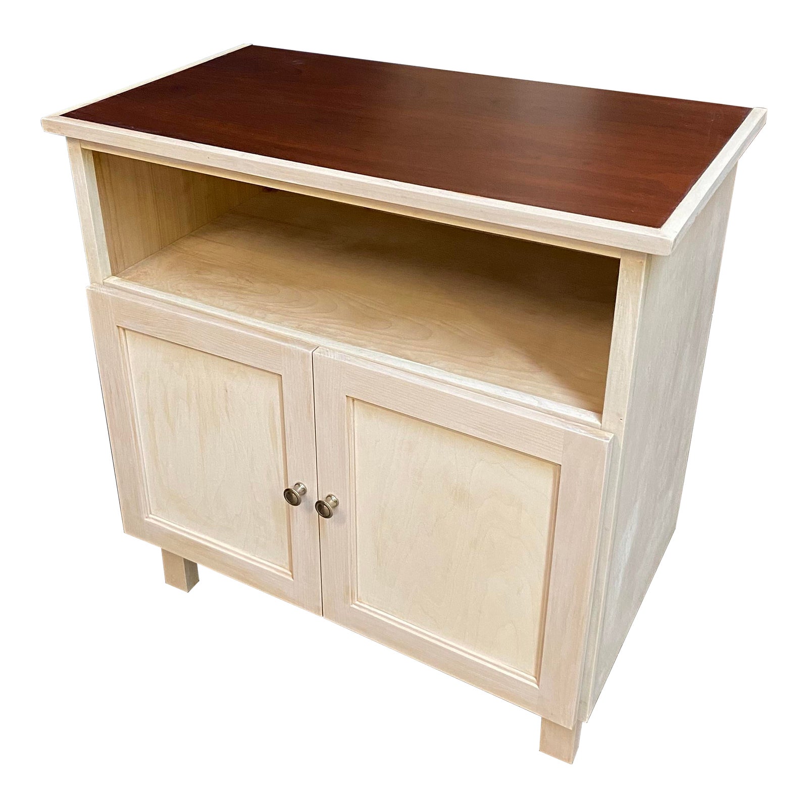 Custom Made Storage Display Cabinet | Chairish