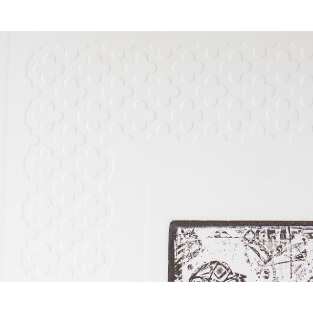 Signed Abstract Intaglio Print by Martin Barooshian | Chairish