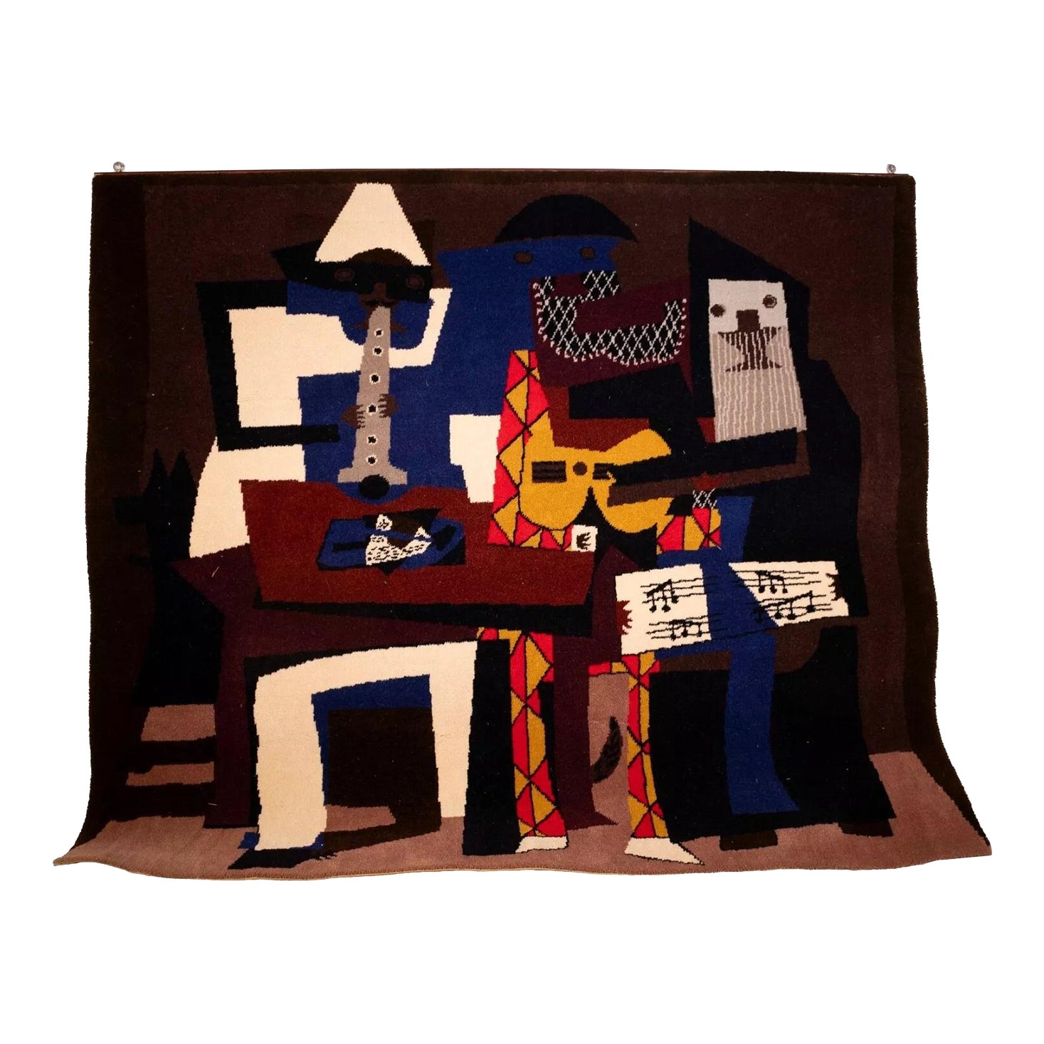 Pablo Picasso 3 Musicians Limited-Edition 172/500 Rug or Wall Hanging ...