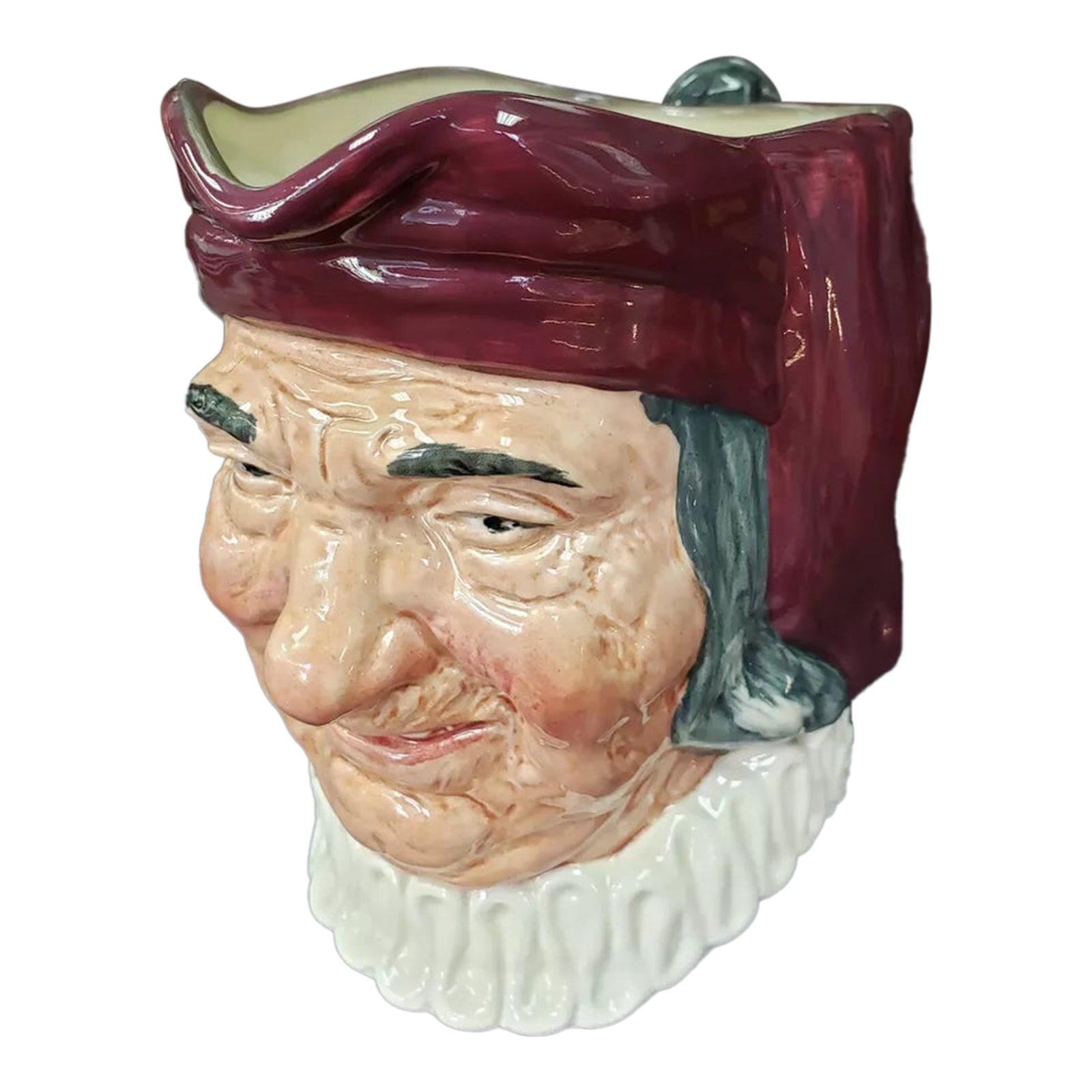 Vintage Royal Doulton Porcelain Simon the Cellarer Toby Mug | Chairish