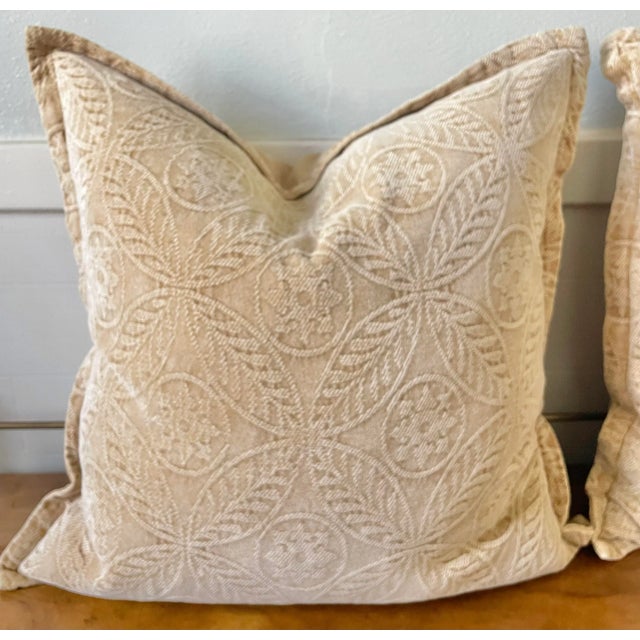 Vintage Down-Filled Butter Yellow Pillows, a Pair | Chairish