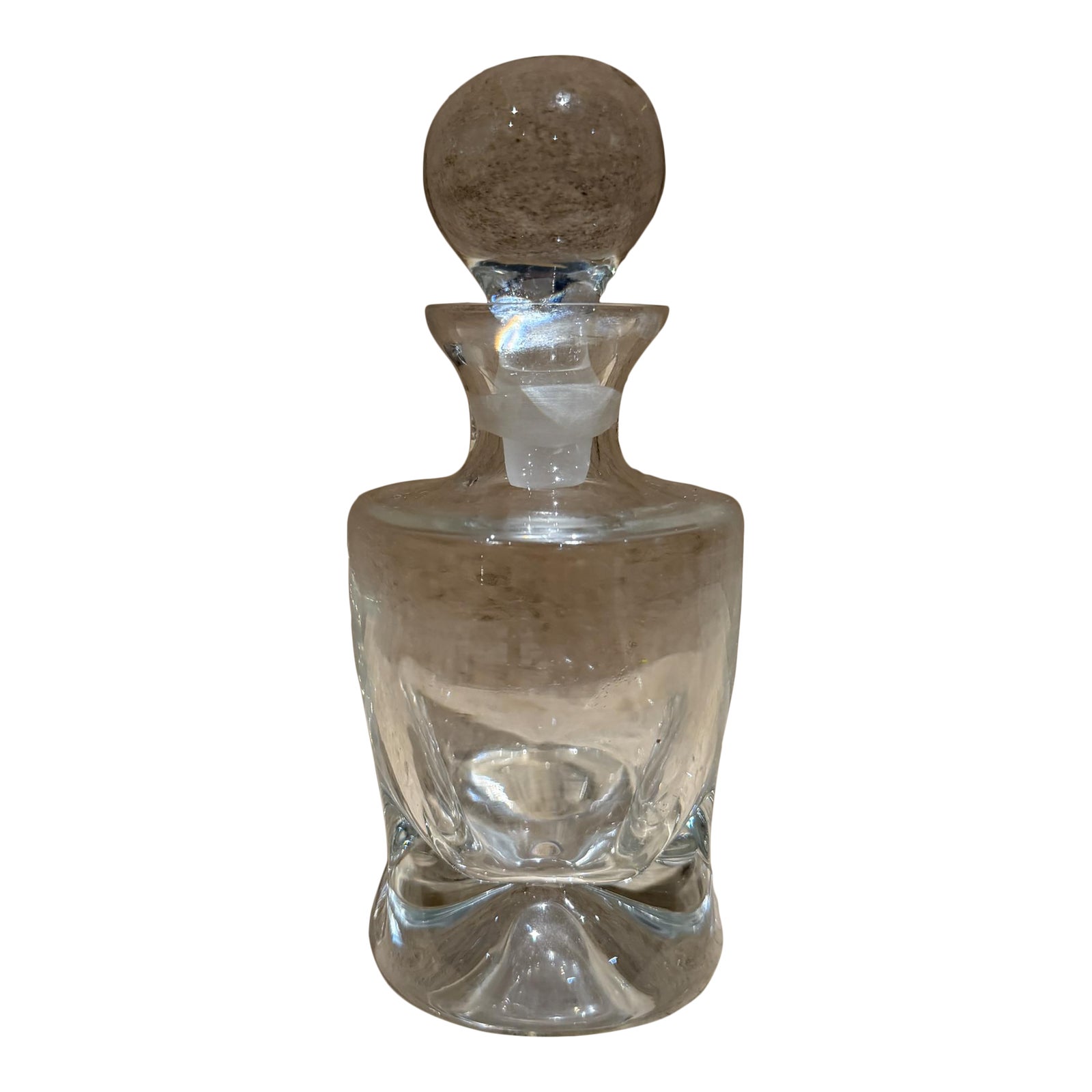 Vintage Small Decanter Crystal | Chairish
