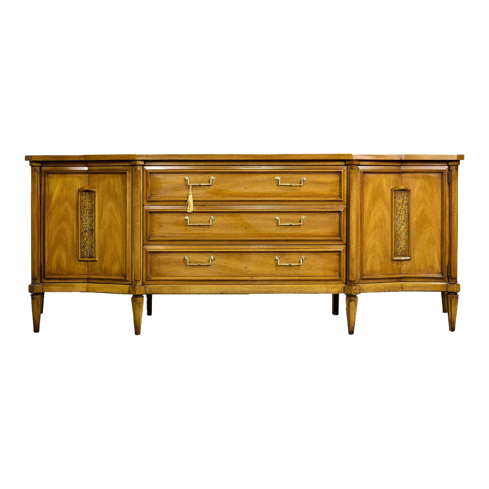 Mid Century Angular Shape Dresser by Helen Hobey Baker | Chairish