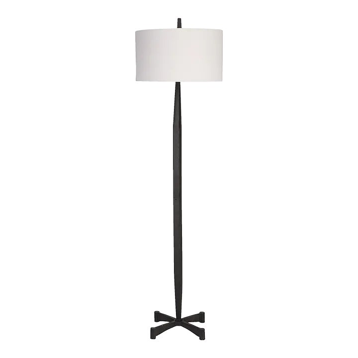 Counteract Rust Metal Floor Lamp | Chairish