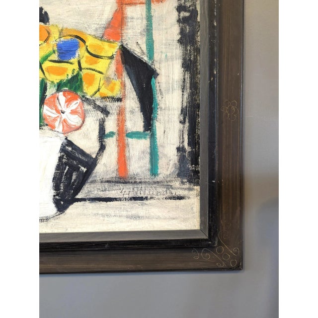 1964 Mid-Century Modern "The Bouquet" Vintage Swedish Semi-Abstract ...