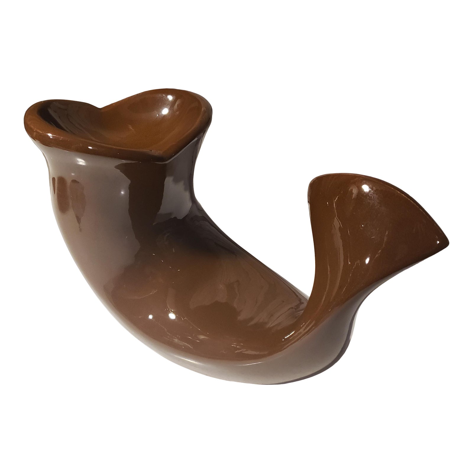 Vintage Vohann of California Abstract Whale Ashtray Sculpture | Chairish