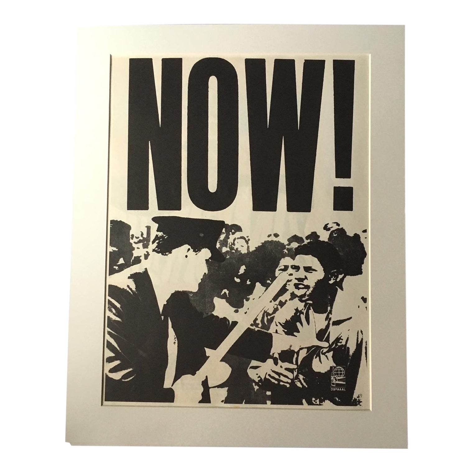 1970s "Now!" Civil Rights Documentary Poster Print | Chairish