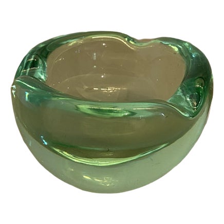 Vintage Crystal Ashtray by Daum | Chairish