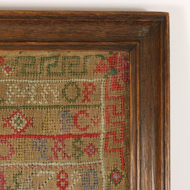 Antique Scottish Sampler, C.1820, by Mary Souter | Chairish