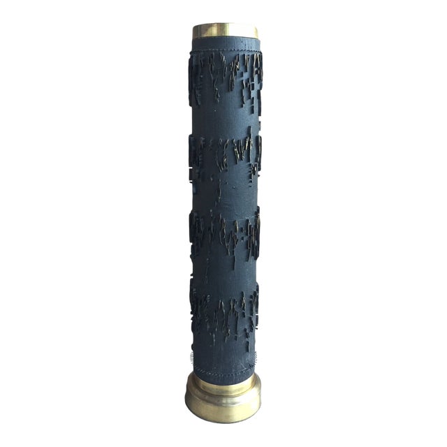 1950s Wallpaper Roll Lamp | Chairish