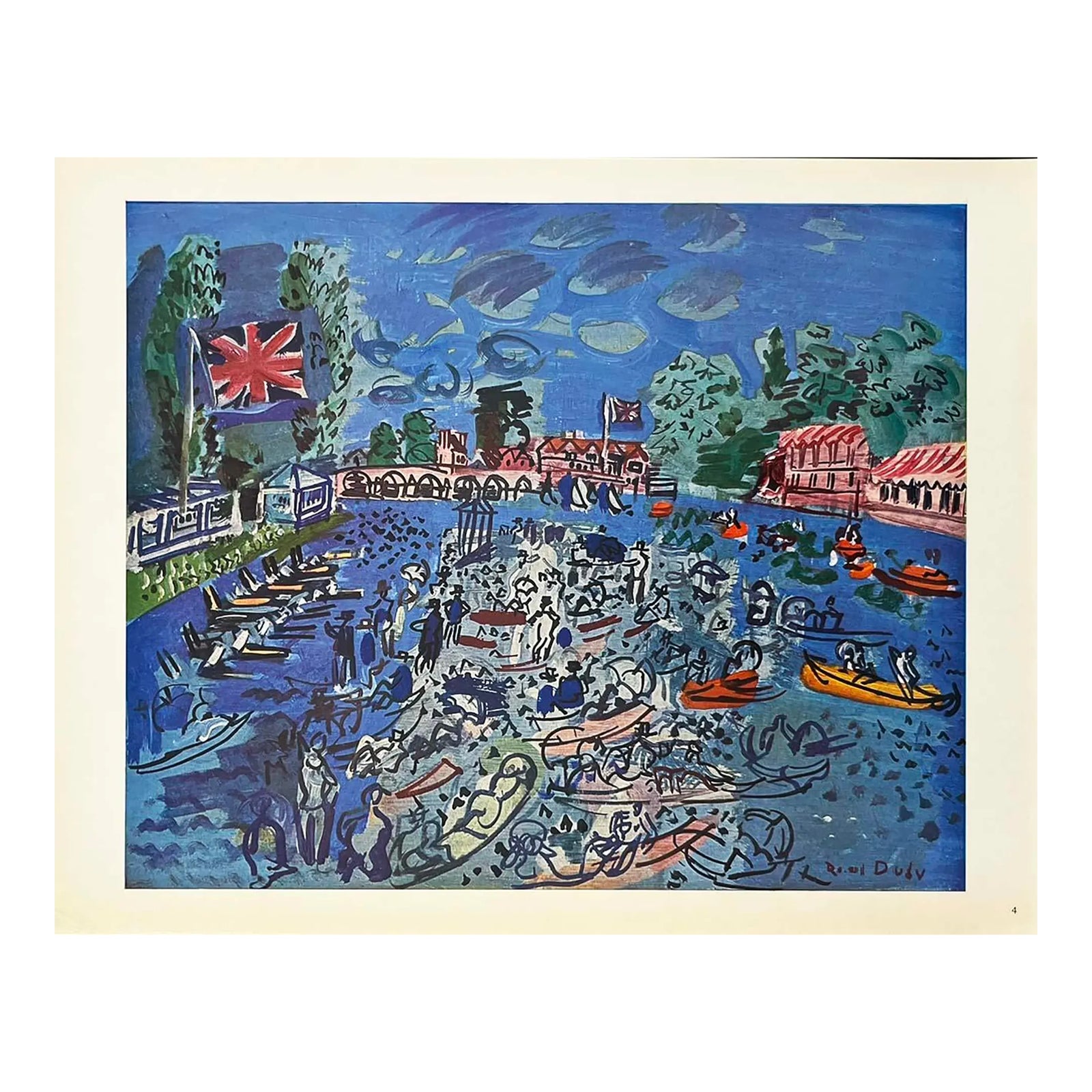 Dufy Colorplate 4 Cowes Regatta (After) | Chairish