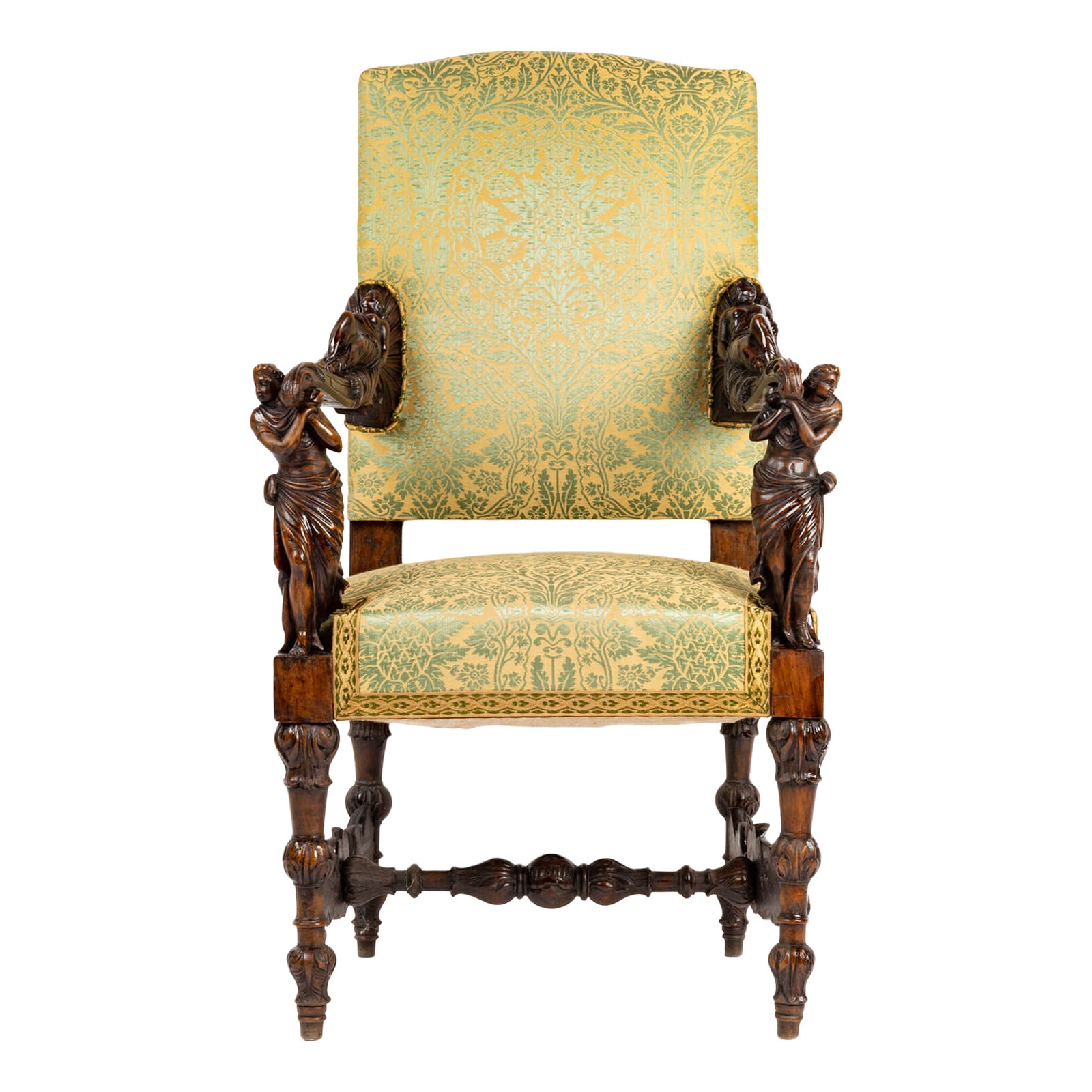 Venetian Parade Armchairs attributed to Atelier Valentino Panciera ...