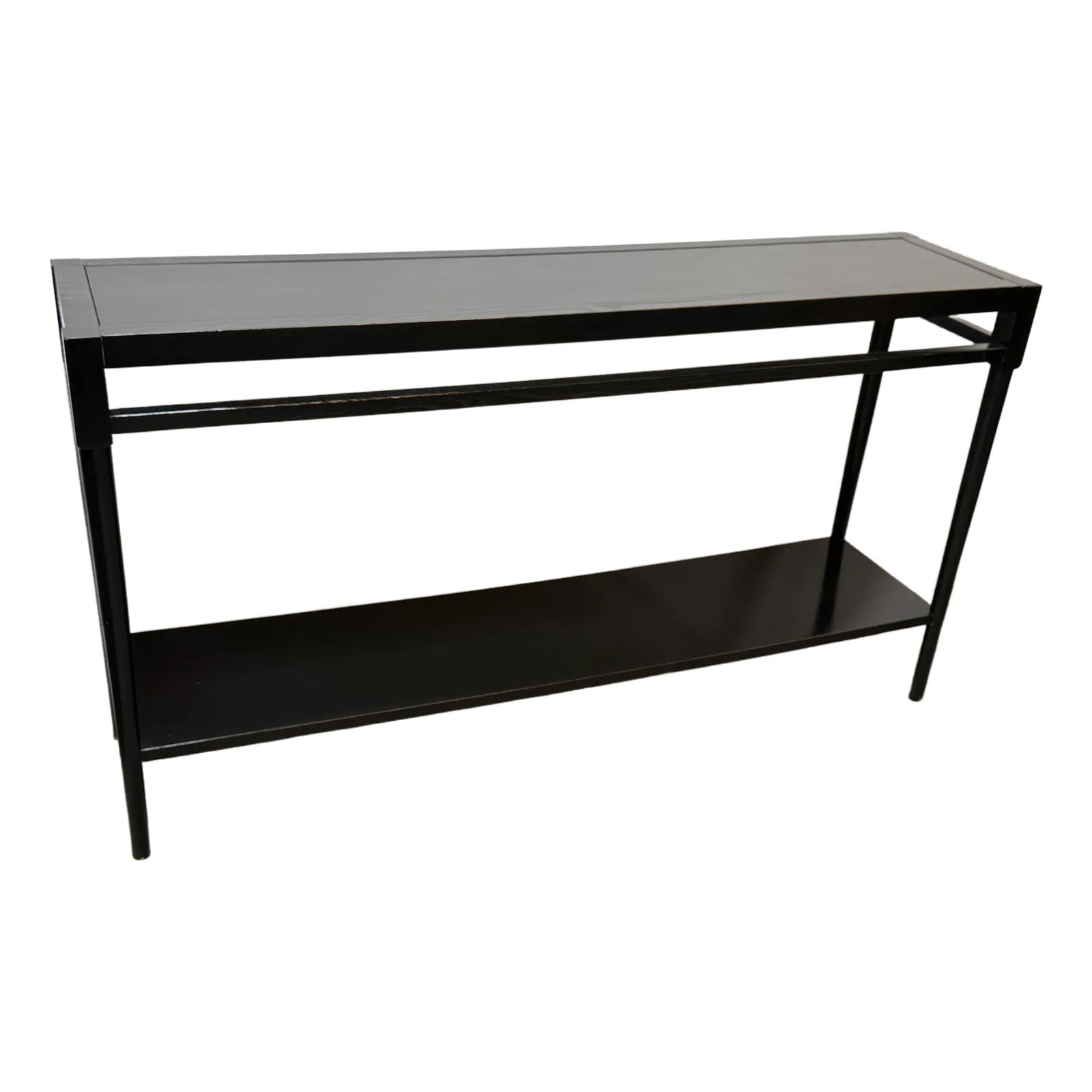 Sherrill Furniture Contemporary Wood Console | Chairish