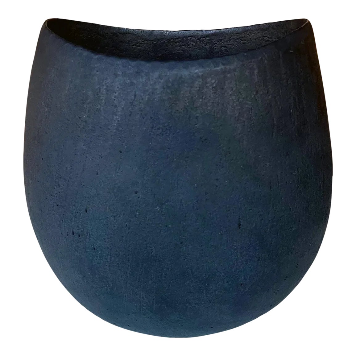 Ceramic Oval Vessel by British Studio Potter John Ward | Chairish
