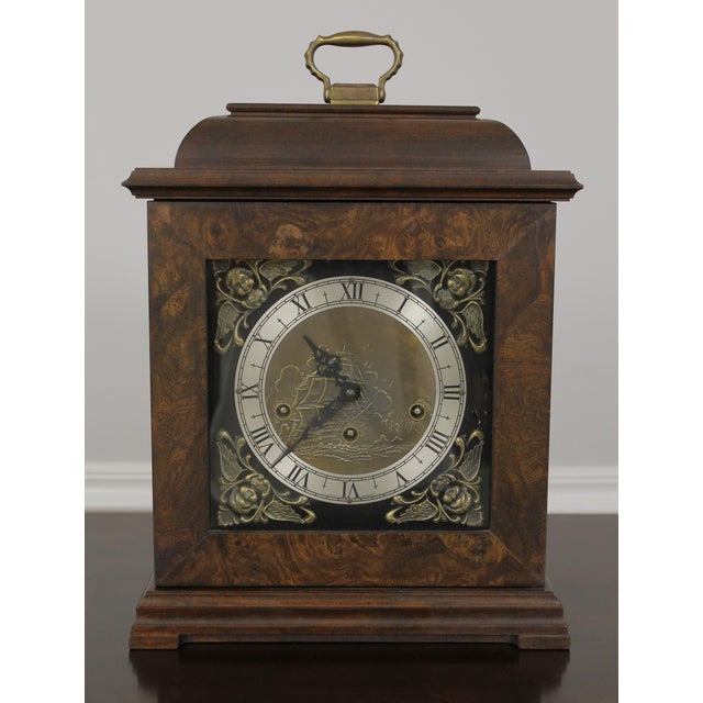 German Movement Ship Face Mantle Clock | Chairish