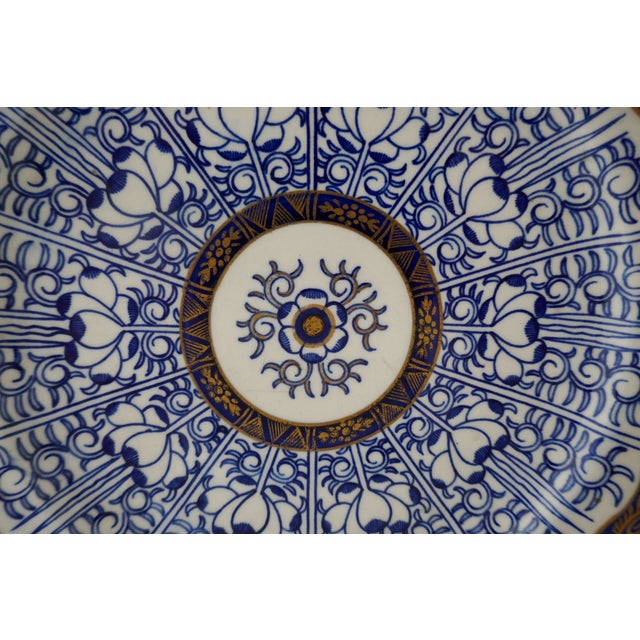Antique 18th Century Dr Wall Worcester Royal Blue Lily Pattern Plate ...