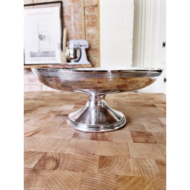 Antique Silver Compote From Lloyd Sabaudo Italian Line Ocean Liner ...