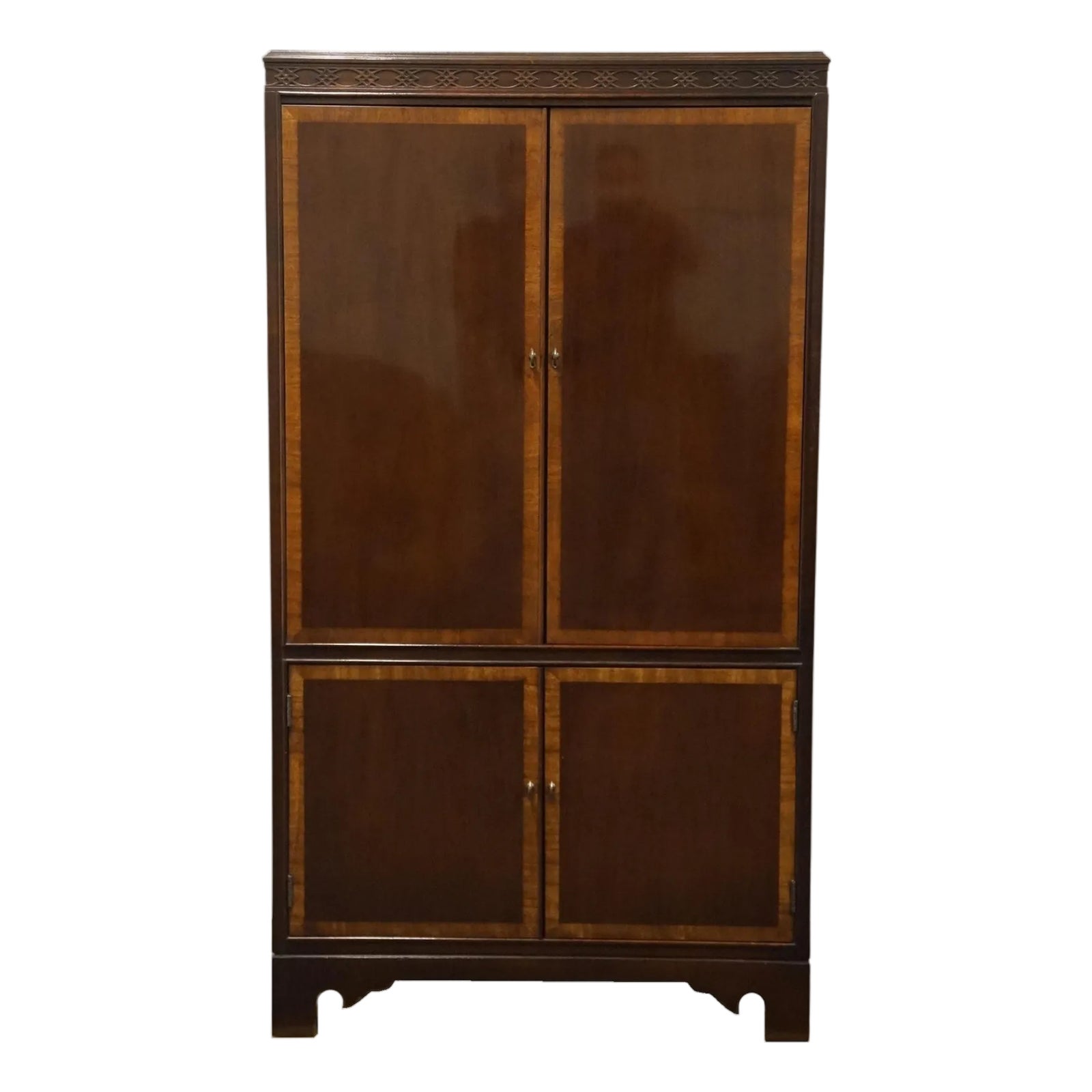 Hickory Chair American Masterpiece Collection Banded Mahogany ...