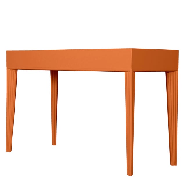 Barcelona Desk - Orange | Chairish