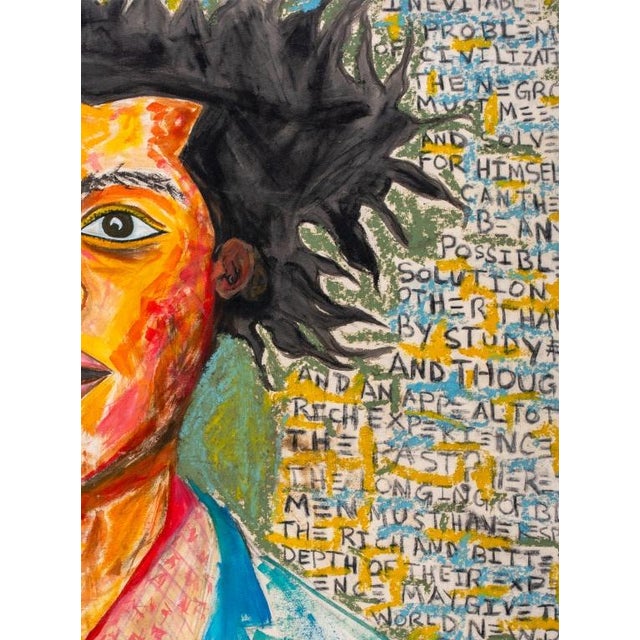 Orielle Caballos Ode to Basquiat Acrylic on Canvas | Chairish
