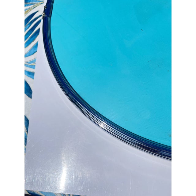 Round Wall Mirror, Crystal, Planilux, Germany, 1970s | Chairish