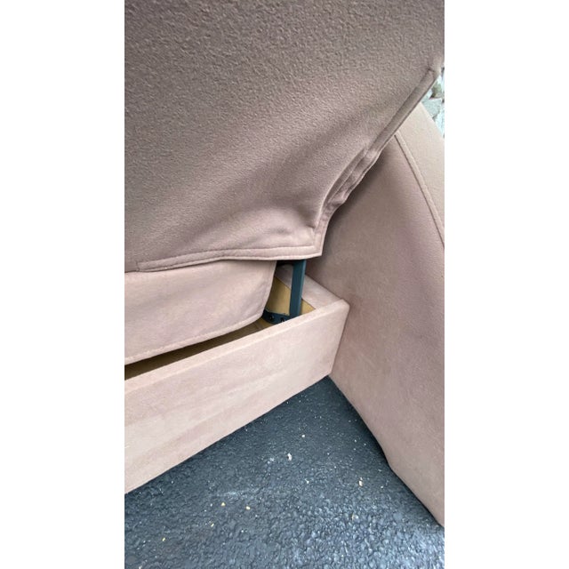 1980s Postmodern Art Deco Futon Sofa | Chairish