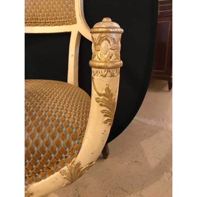 Hollywood Regency Fauteuil Attributed to Maison Jansen in Original ...