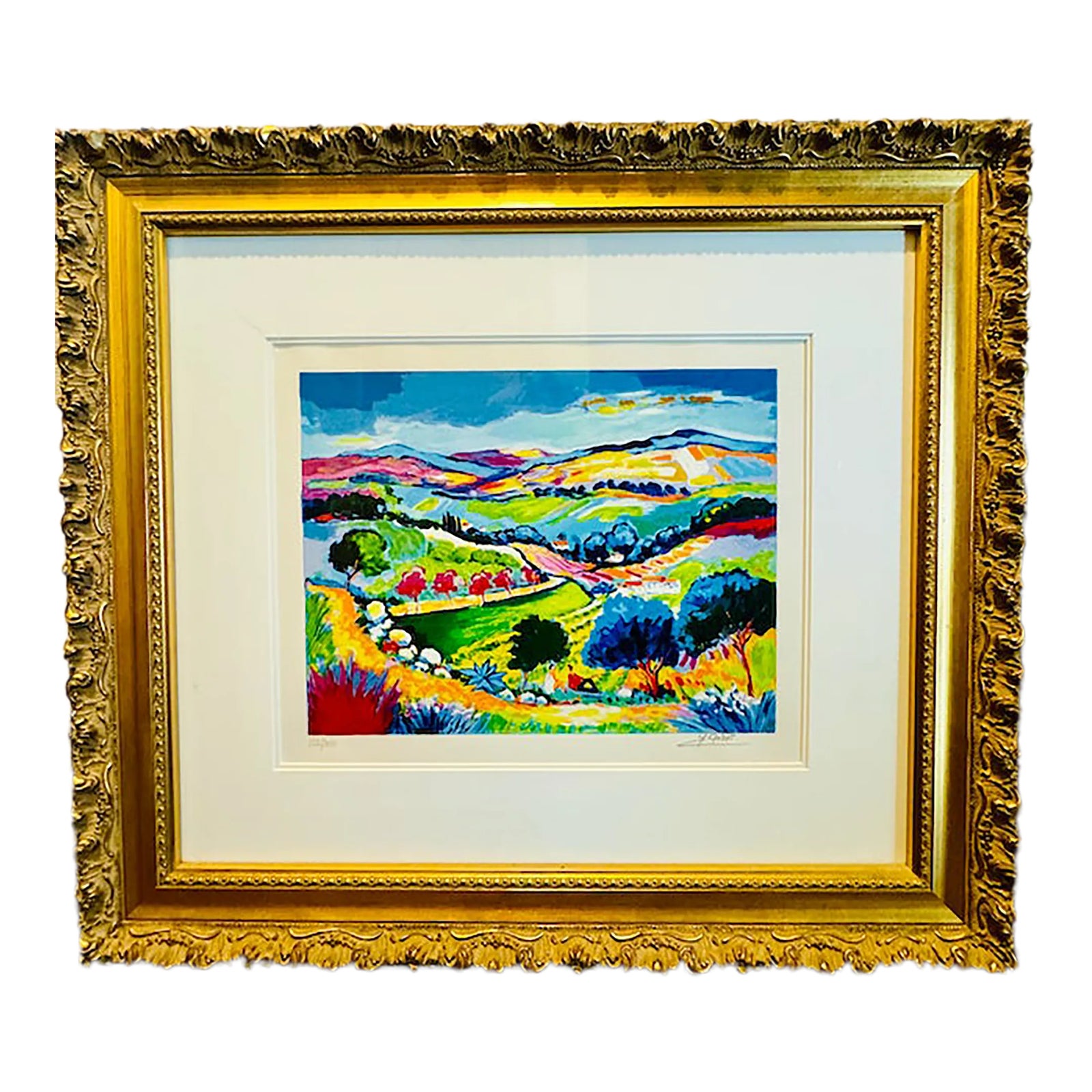 1980s Jean-Claude Pico Art, Framed, Serigraph Signed & Numbered 256/350 ...