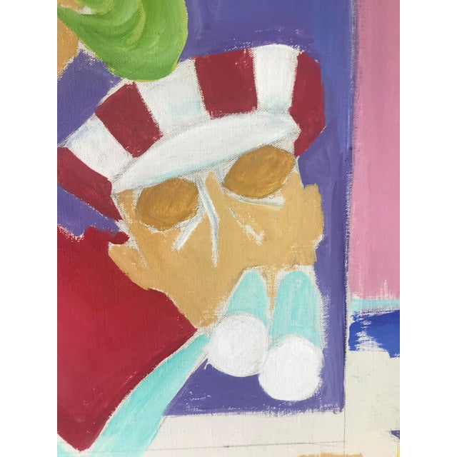 Original JoAnn Crisp Ellert Oil Painting on Canvas, Late 20th Century ...