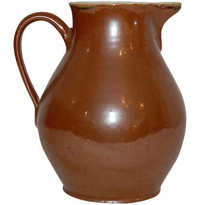 19th Century Rustic American Pitcher | Chairish