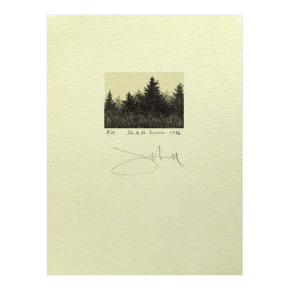 Frank Howell "Santa Fe Summer" 1986 Hand Signed Lithograph on Paper ...