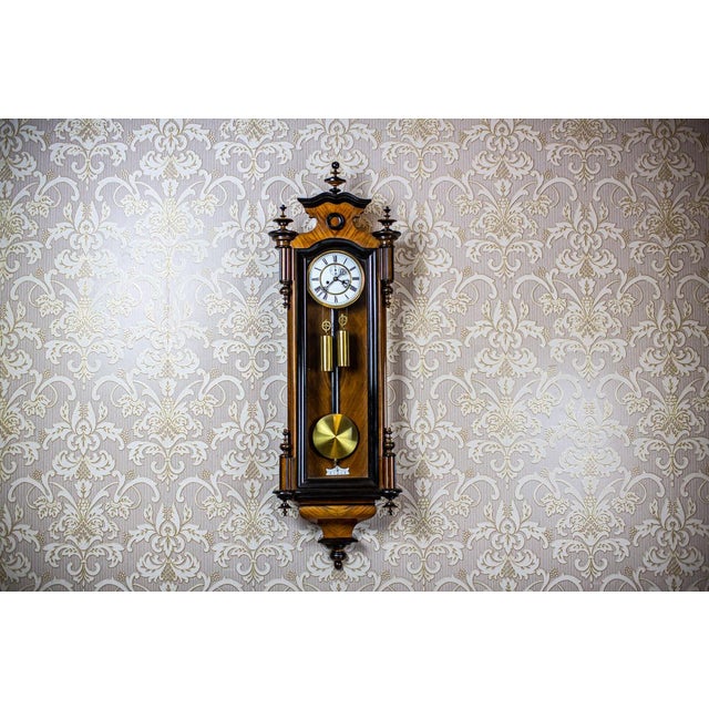 Eclectic Endler / Freiburg Wall Clock From the Late 19th Century | Chairish